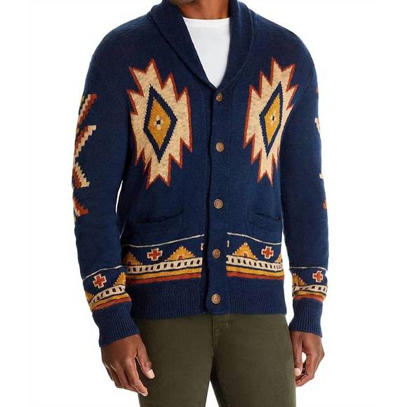 Faherty | Sweaters | New Faherty B Yellowtail Cardigan In Wolf Mountain ...